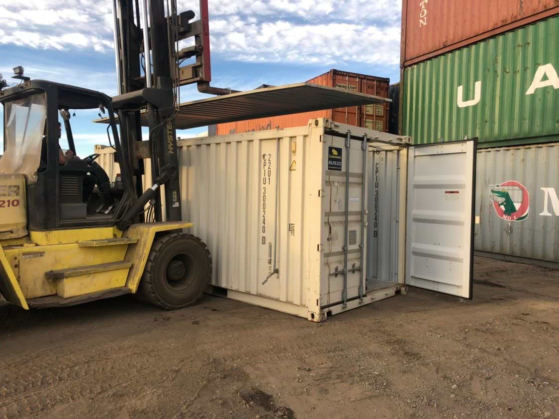 20ft open top hard roof shipping container for sale near me | Conexwest