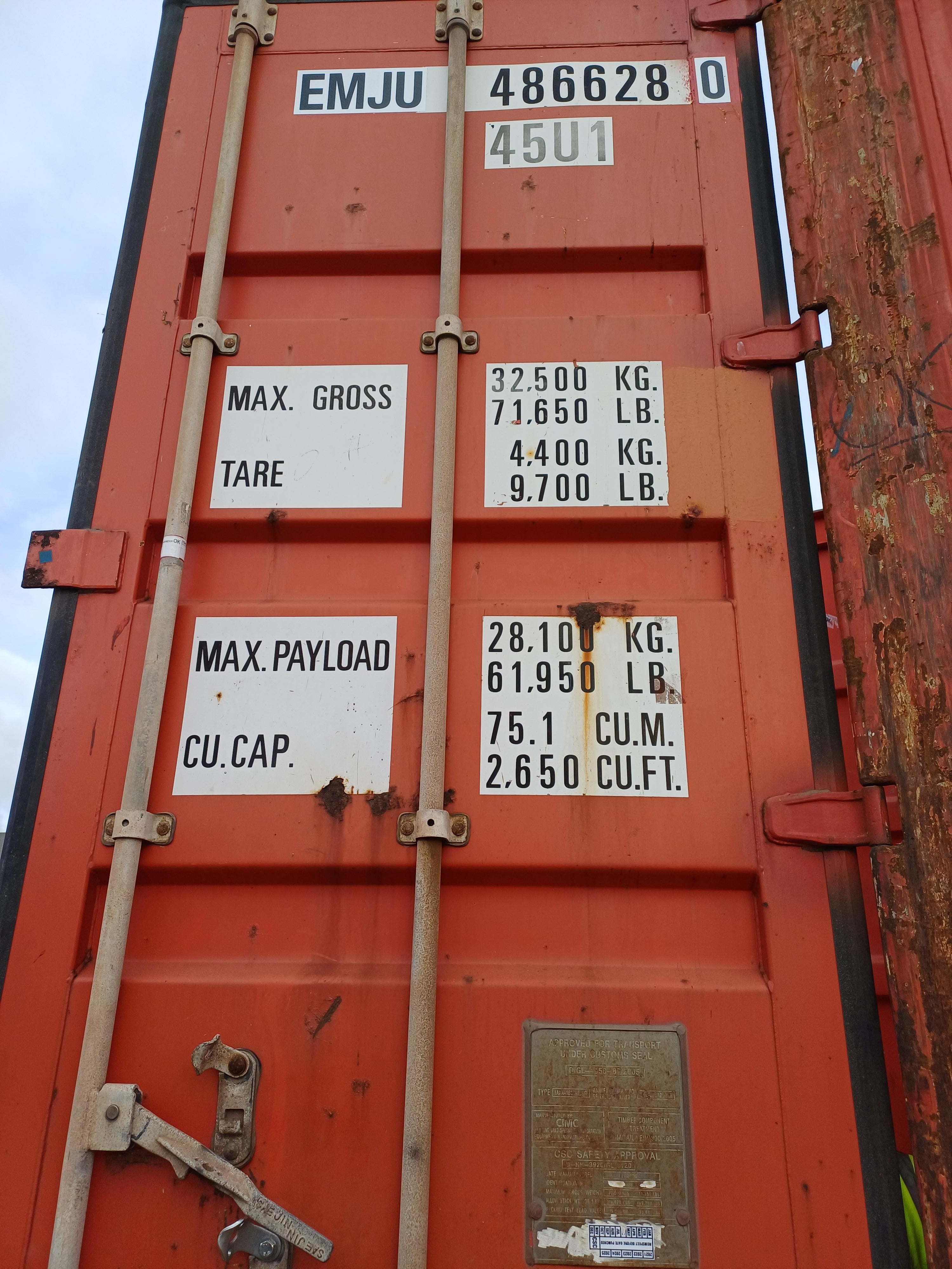 40ft High Cube Soft Open Top Shipping Container near me | Conexwest