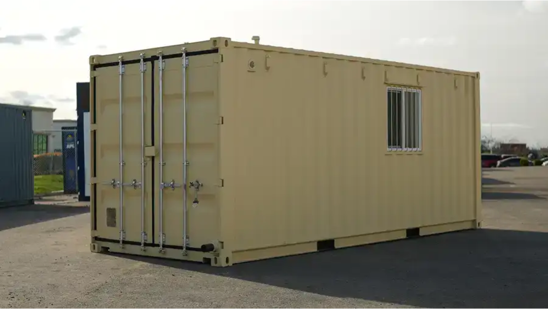 Shipping Container Office with Bathroom: Features, Dimensions, Add-Ons ...