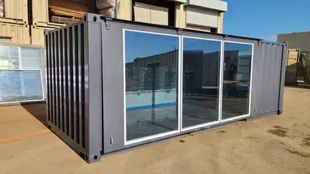 Shipping Container with Glass Doors: Features, Dimensions, Add-Ons, and ...