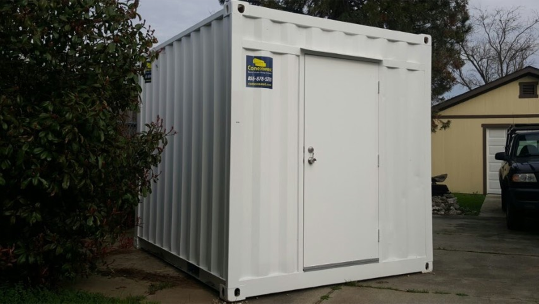 Shipping Container with Man Door: Features, Dimensions, Add-Ons & Costs ...