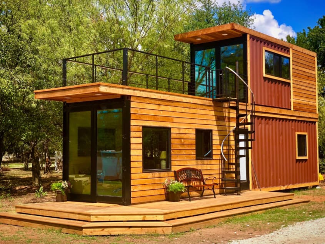 Shipping Container with Wood Siding: Features, Dimensions, Add-Ons ...