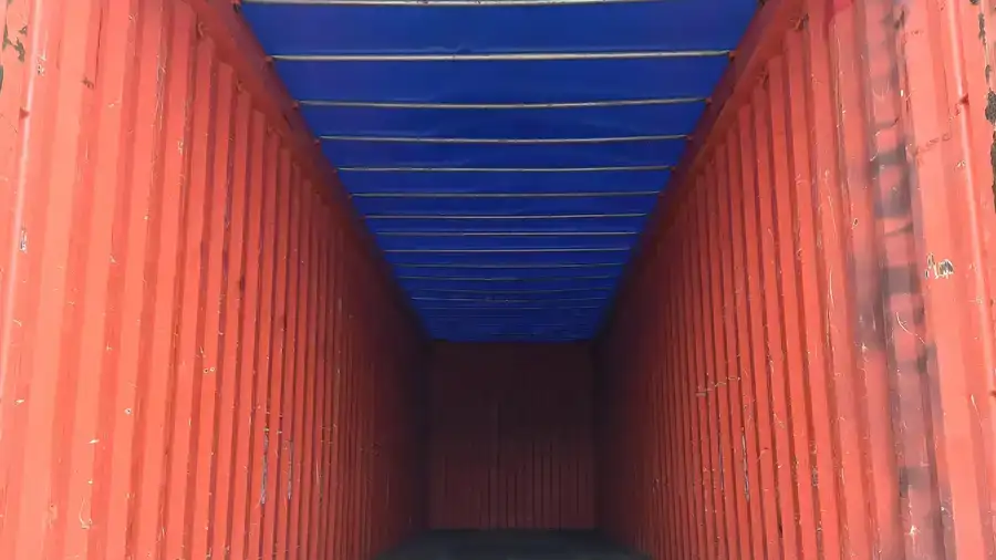 40ft High Cube Soft Open Top Shipping Container near me | Conexwest