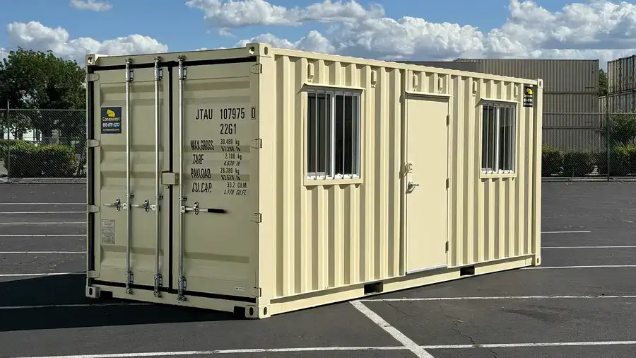20ft Ground Level Office Container near me | Conexwest
